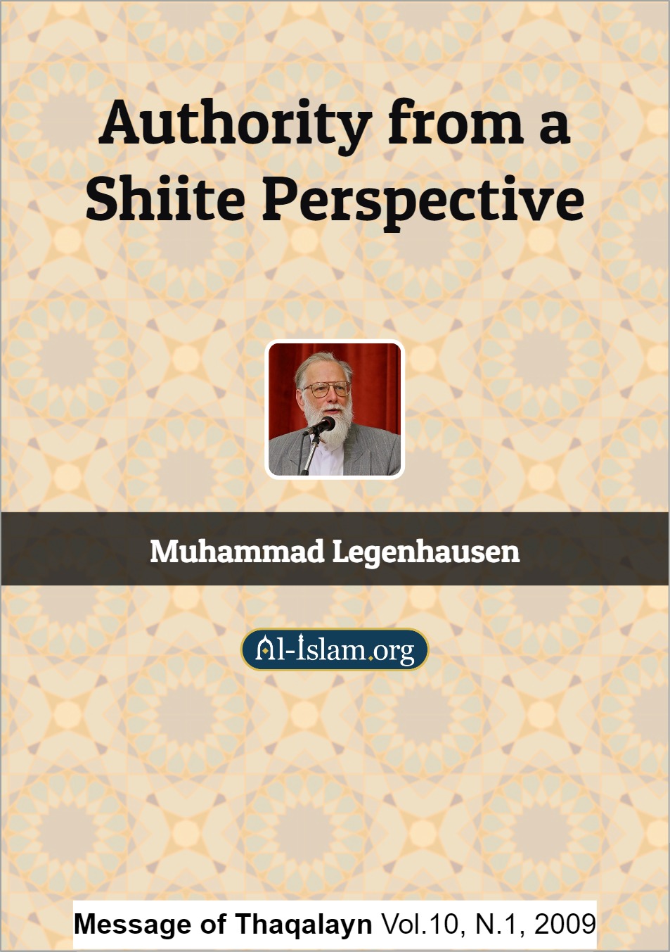 Authority from a Shiite Perspective | Al-Islam.org